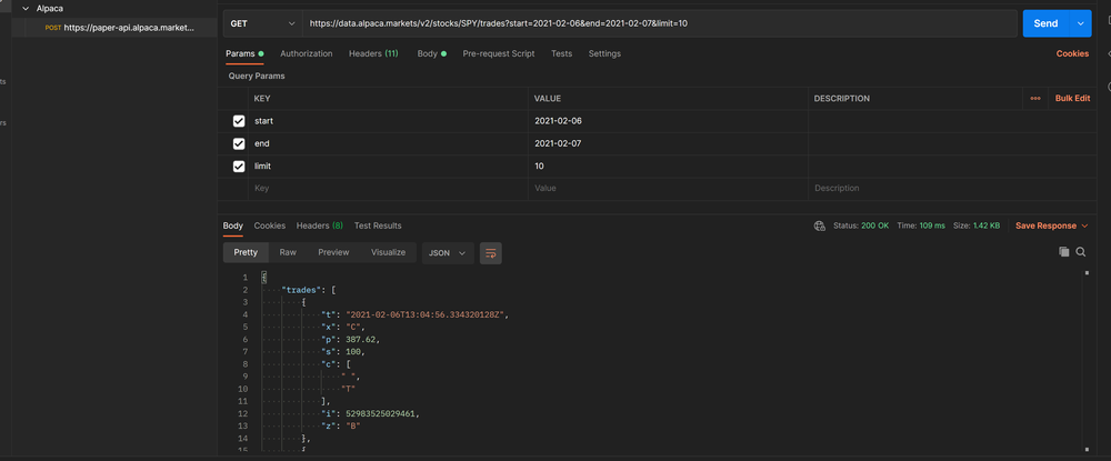 How to Fetch Historical Data in Alpaca Market Data API v2
