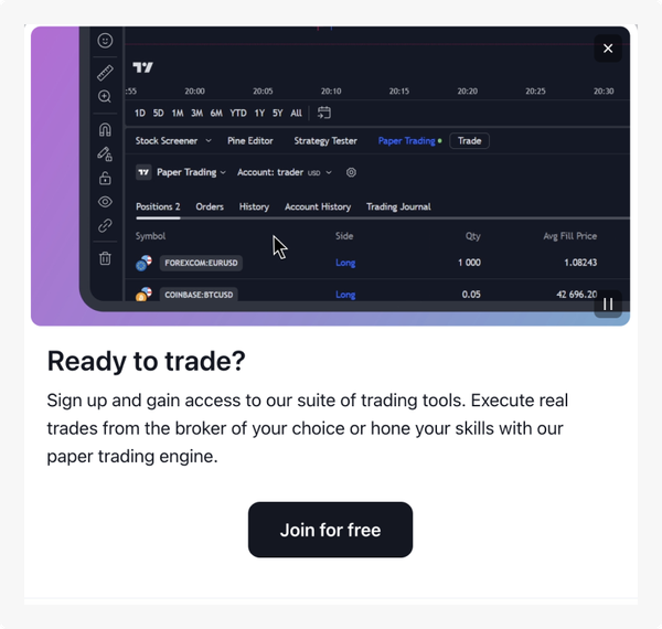 Trade with Alpaca on TradingView