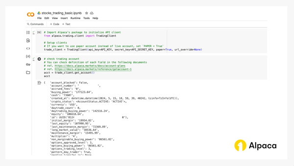 How to Get Alpaca Trading API Key and Start Connection