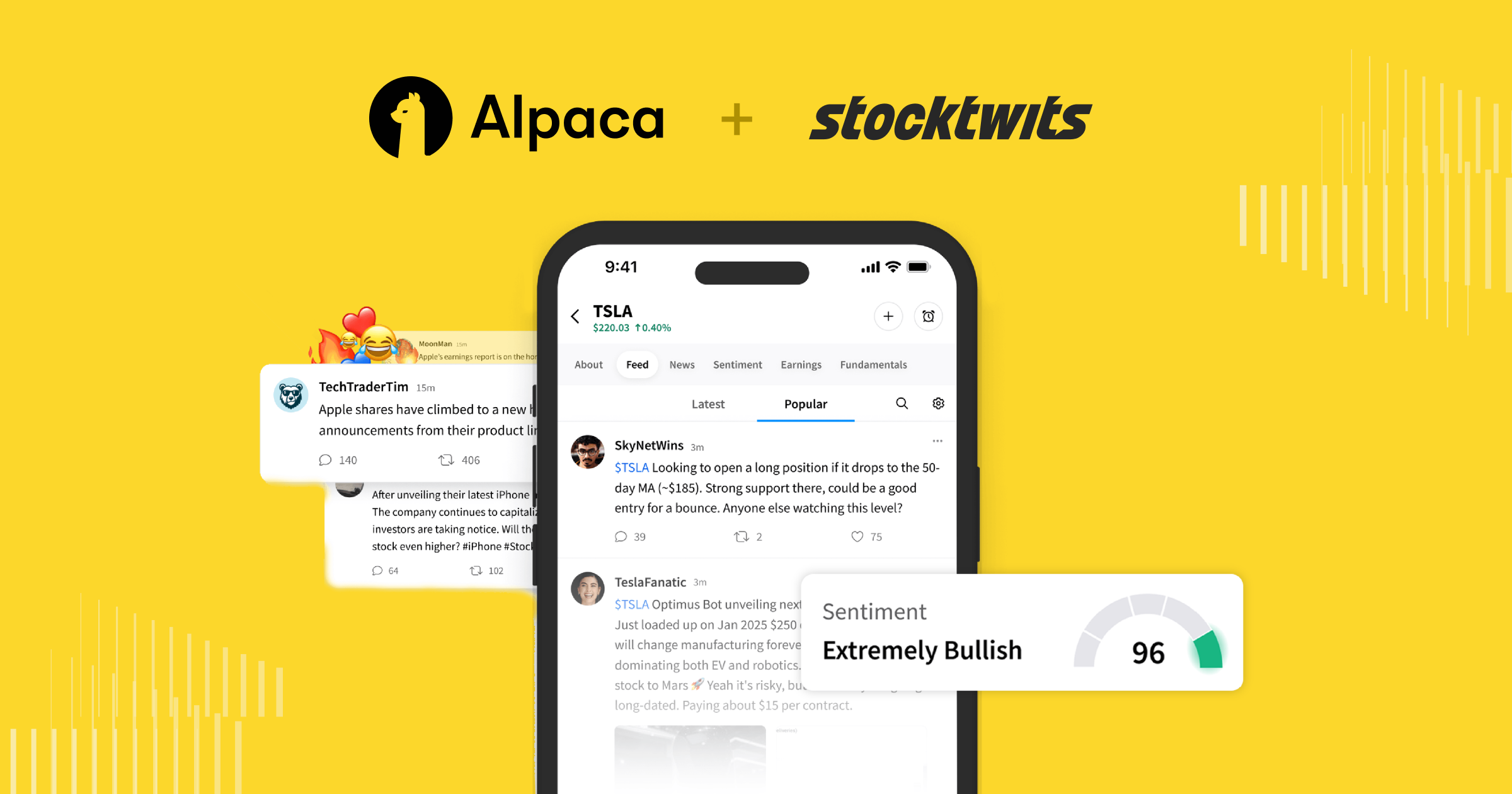 Stocktwits & Alpaca